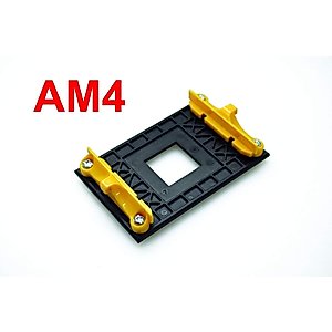 Wraith Prism Compatible RGB LED Lighting Socket AM4 4-Pin Connector CPU Cooler with Copper Core Base & Aluminum Heatsink and 4.13-Inch Fan with Thermal Paste for Desktop PC Computer