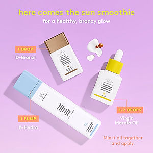 Drunk Elephant Virgin Marula Luxury Facial Oil - Gluten-Free and Vegan Anti-Aging Skin Care and Face Moisturizer (30 mL / 1 Fl Oz)