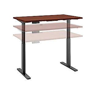 Bush Business Furniture Move 60 Series Height Adjustable Standing Desk, 48W x 24D, Hansen Cherry