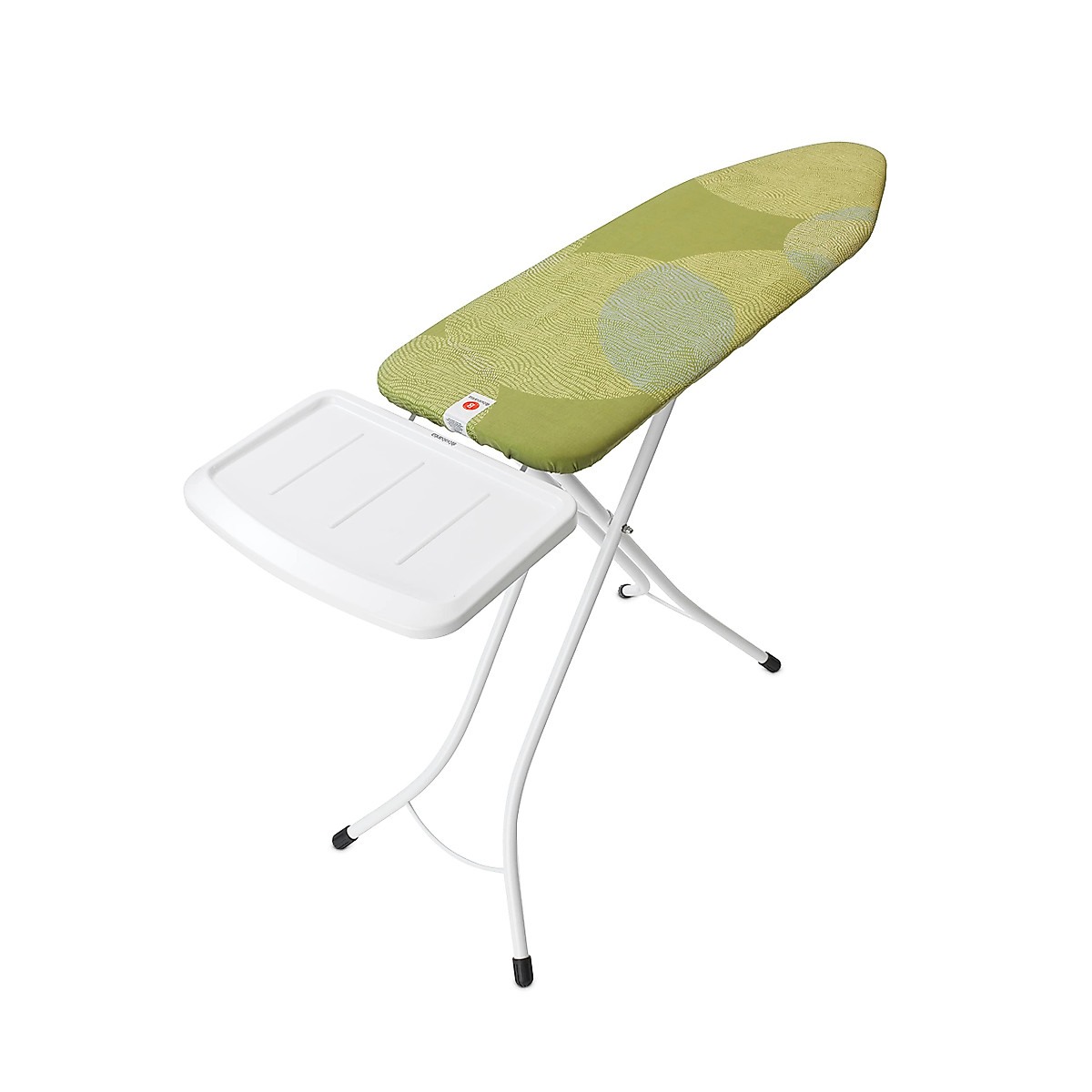 Brabantia Size B Ironing Board (49x15 in) 7 Height Options, Solid Steam Unit Rest Holder (Calm Rustle) Non-Slip Feet, Anti-Collapse Child Locks