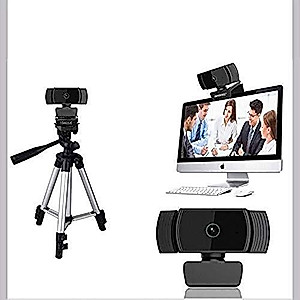 Full HD Computer Camera 1080P USB Streaming Webcam with Microphone Webcam for Gaming Conferencing Working Laptop or Desktop PC USB Computer Camera Suitable for Home Computer eq