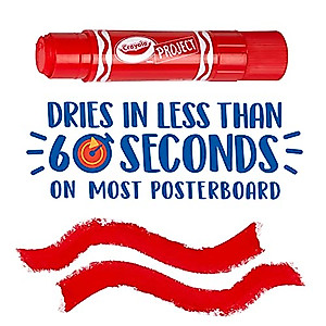 Crayola Project: Quick Dry Paint Sticks 12ct [Amazon Exclusive]