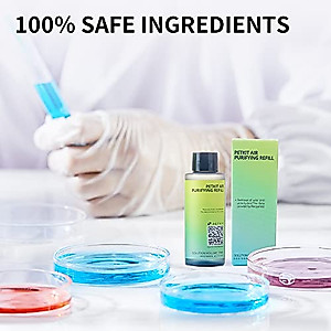 PETKIT PURA X Purifying Refills, Replaced Odor Removers Refills (4 Bottles) for Pura X and Pura Max Cat Litter Box