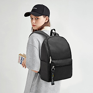 OMOUBOI Casual Daypacks Superbreak Backpack Laptop Backpack for Women & Men Fits Tourism School Business (Black)