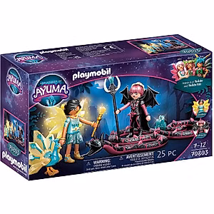 Playmobil Adventures of Ayuma Crystal Fairy and Bat Fairy with Soul Animals