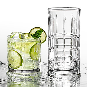 Anchor Hocking Manchester Rocks Old Fashioned Whiskey Glasses, 10.5 oz (Set of 12) -