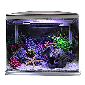 BCSIUHD Aquarium Decorations - Fish Tank cave Decorative Accessories Resin Classical Clay Pot Spacious Hiding Place for Betta Fish, Shrimp, Cichlid Rest Play Entertainment breeding