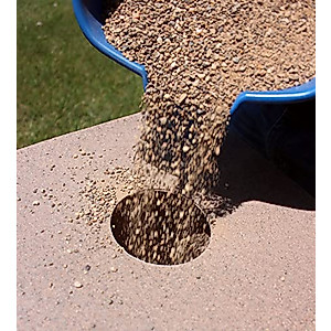 EMSCO Group Garden Bench – Natural Granite Appearance – Made of Resin – Lightweight – 12” Height