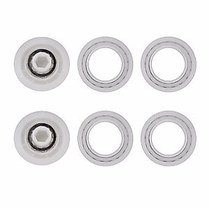 Aillsa 3884997-R6 Replacement Parts Pool Cleaner-Guide Wheels 4 Pack with 2 PackPully Gears Compatible with Maytronics Dolphin Nautilus, Nautilus CC Plus, M200, M400, M500, Premier Pool Cleaner