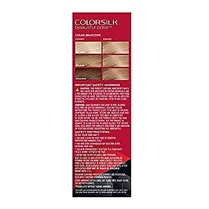 Revlon Permanent Hair Color, Permanent Blonde Hair Dye, Colorsilk with 100% Gray Coverage, Ammonia-Free, Keratin and Amino Acids, Blonde Shades (Pack of 3)