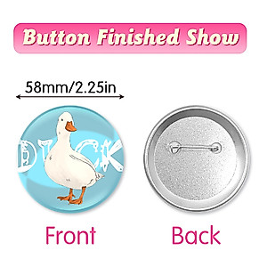 VCEPJH 200 Sets 58mm Button Maker Supplies 2.25 Inch DIY Blank Button Badge Parts Round Button Making Kit includes Metal Pin Back Cover Metal Shells Blank Paper & Clear Film