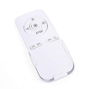 22 Inch Ceiling Fan with Light and Remote Control,Modern Flush Mounted LED Acrylic Ceiling Lamp,Chinese Solid Wood Fan Ceiling Light,Rustic Enclosed Ceiling Fan,64W (Round)