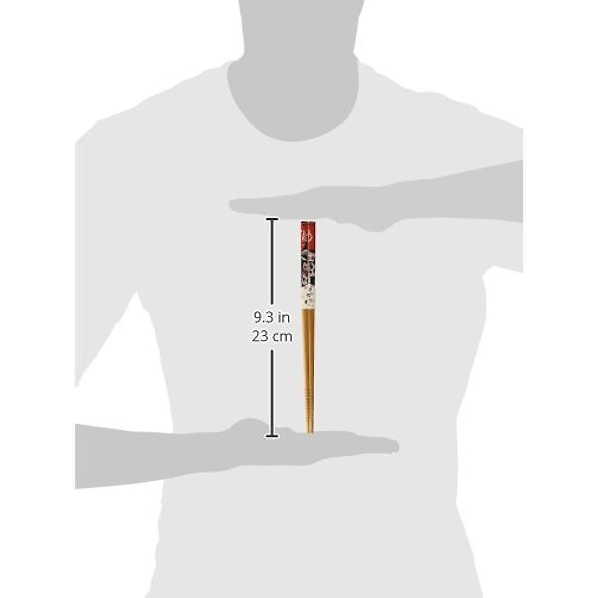 Happy Sales Fortune Cat Maneki Neko Wood Chopsticks Natural #7148