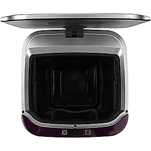 Hanover 10-Liter / 2.6-Gallon Stainless Steel 10 Liter-2.6 Gallon Home and Kitchen | Fingerprint Smudge Resistant | Soft Close | Sensor Lid | Carbon Odor Control, 10L Trash Can 1