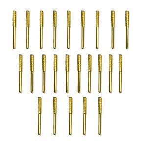 24PCS Diamond Chain Saw Knife Burr, Titanium Plated Stone Micro-Chain Saw Knife Sharpening, Suitable for Gasoline/Electric Chain Saw Polishing Knife Sharpening (5/32 inch, 3/16 inch, 7/32 inch)