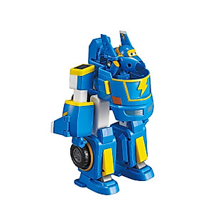 Super Wings - – Jerome’S Stunt Bot | Transforming Toy Vehicle Set | Includes Transform-A-Bot Jerome Figure | 2" Scale