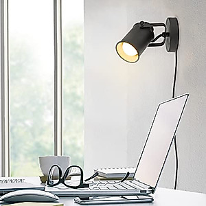 Catalina Lighting 18775-012 Modern Multipurpose Spotlight Desk or Wall Mount Accent Lamp, 6", Dark Bronze