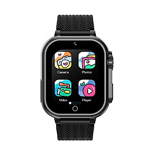 Kids Smart Watch for Girls Boys Ages 3-12 with 2 Screen Protector 32 Games 3 Sport Mode Video Camera Music Player 1.5" HD Touchscreen Alloy Case Learn Card Toys Toddles Watches Birthday Gift