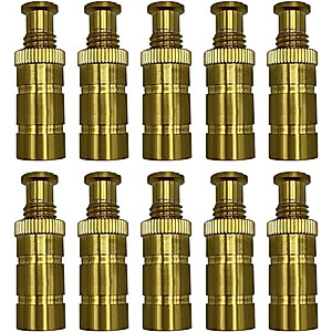 Poolzilla Pool Safety Cover Brass Anchors for Concrete and Pavers - 10 Pack - Universal Fit