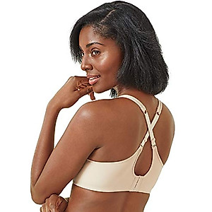 Bali Women's One Smooth U Ultra Lite Spacer Wireless Bra DF3440, Gloss, 36C