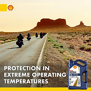 Shell Rotella T6 Full Synthetic 5W-40 Motor Oil, 1 Gallon (3 Pack)