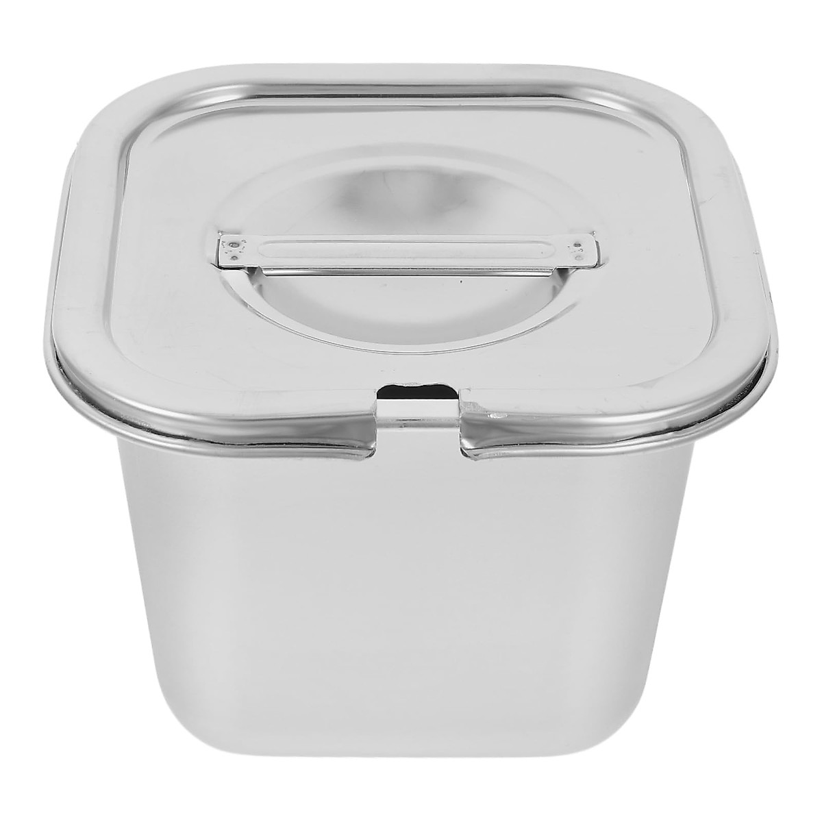 PRETYZOOM Freezer Stainless Steel Container Ice Cream Storage Box Metal Container with Lid Storage Containers Ice Cream Tub Ice Cream Storage Tubs Freezer Container Stainless Steel Storage Containers