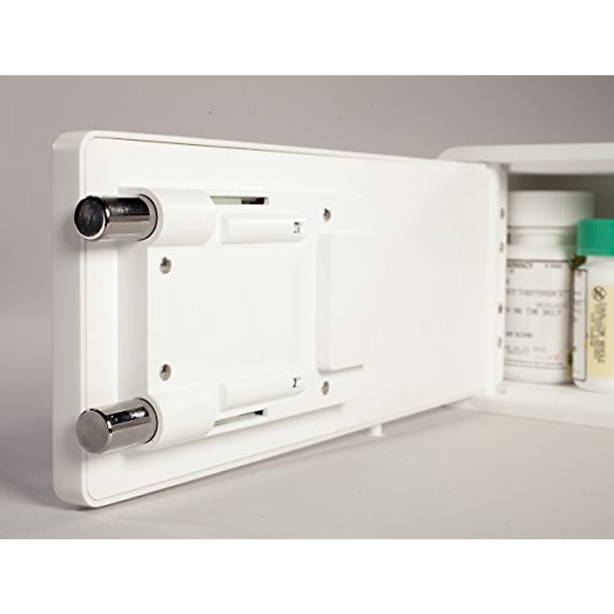 MEDICINE RX SAFE Medicine Safe-Standard Key, White