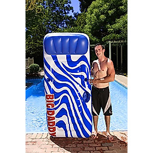 Poolmaster Big Daddy Swimming Pool Mattress Float, Blue