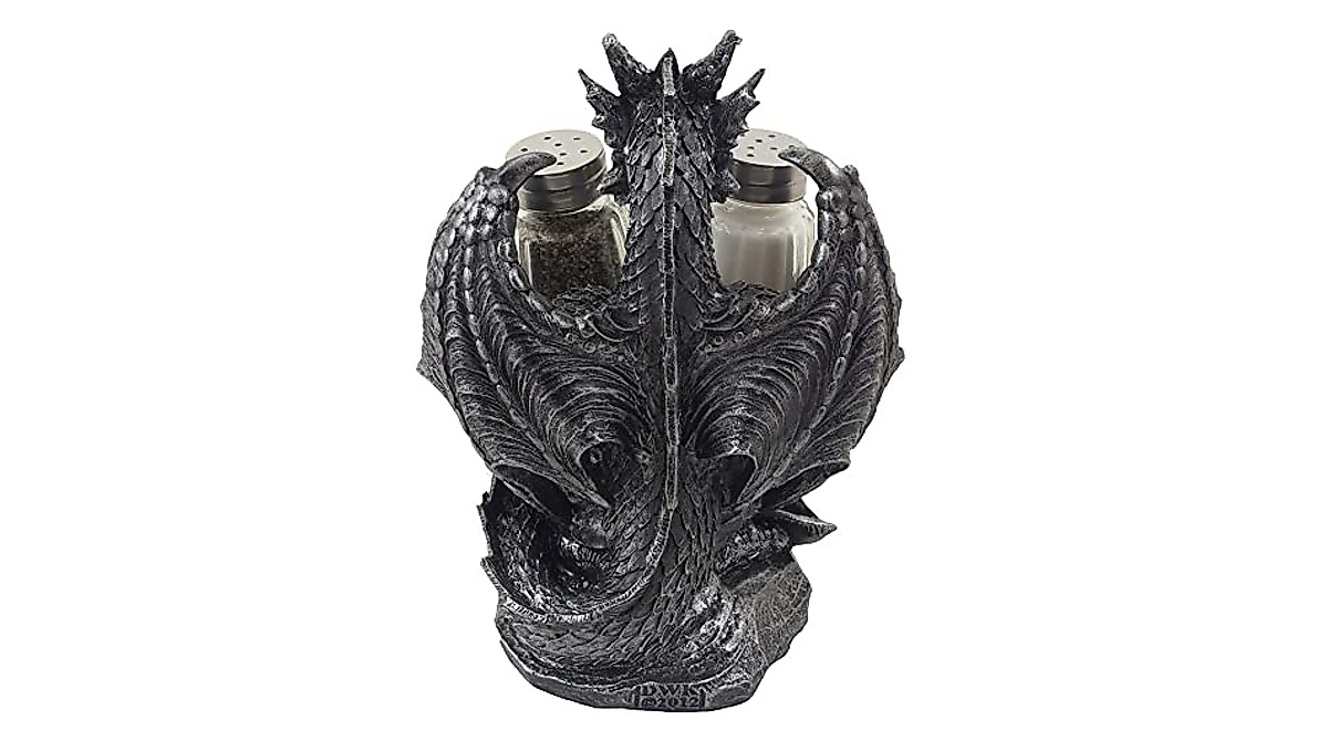 Mythical Dragon Salt & Pepper Shaker Set Decor