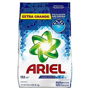 Ariel Powder Laundry Detergent, Original Scent, 211 ounces 42 Loads
