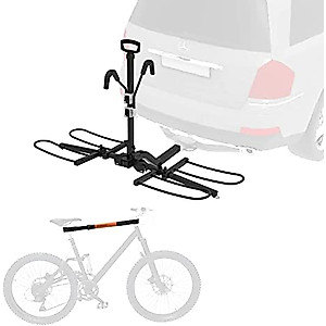 HYPERAX Special Combo - Volt 2 with E-Bike Adapter - Platform Bike Rack for Car, SUV, Trucks, Sedan - 2" Hitch Fits Up to 2 X 70 lbs Bike with Up to 5" Fat Tires - NO RV USE!