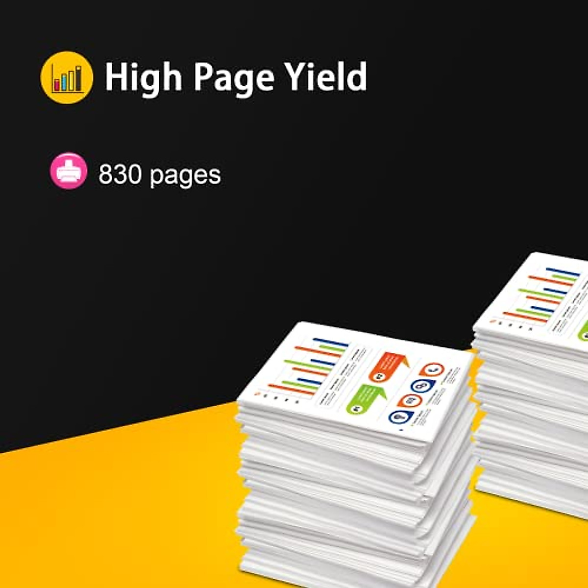 GILIMEDIA Compatible 281XXL Magenta Ink Cartridges Replacement for Canon 280 281 Magenta PIXMA TR8620 TR8620a TR8520 TS9120 TS8220 TR7520 TS6320 TS6120 TS6220 TS8120 TS8320 Printer