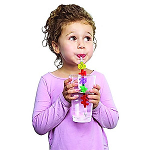 Spelly Straws Interactive Straw, 12.5 x 2.7 x 18.5 cm, Multi-Colour