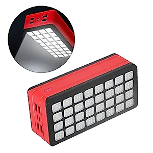 Aoutecen Solar Power Source, 2 Charging Modes High Integrated Circuit Module Solar Charger 50000mAh for Mountaineering