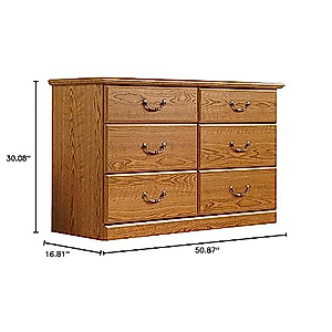 Sauder Orchard Hills Dresser, Carolina Oak finish