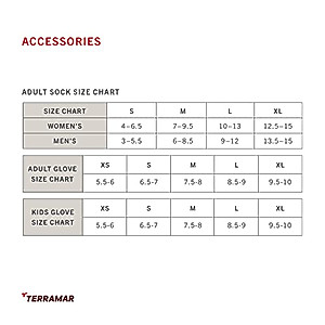 Terramar womens Thermasilk Mid Calf Liner Socks, Natural, X-Small