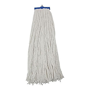 Boardwalk BWK732R 32 oz. Economical Lie-Flat Rayon Fiber Mop Head - White (12/Carton)