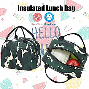 Jumpopack Backpack for Teen Boys Girls Backpack School Backpacks for Kids Backpack for Elementary Middle School Bookbags for Boys Teens and Pencil Case Set (Green Camo)