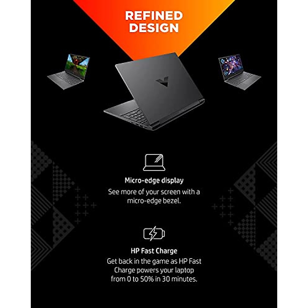 2022 Newest HP Victus 15.6" FHD IPS 144Hz Gaming Laptop, 8-Core AMD Ryzen 7 5800H (Upto 4.4GHz), NVIDIA GeForce RTX 3050 Ti, 16GB RAM, 512GB PCIe SSD, Backlit KB,HD Webcam, Wifi 6, Win 11+MarxsolCable