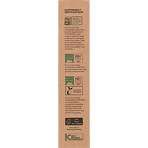 If You Care # 4 Cone Shaped Unbleached All Natural Compostable Coffee Filters, 100 Count (Pack of 1), Chlorine Free
