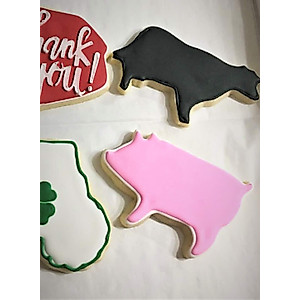 Ann Clark Cookie Cutters Pig Cookie Cutter, 3.75"