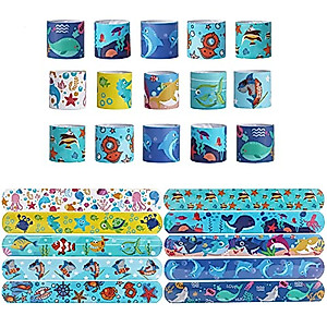 Mctuoba 100 Pcs Under the Sea Party Favors for Kids, Ocean Sea Animals Themed Birthday Party Supplies for Boys Girls, Classroom Prizes, Pinata Filler Goody Bag Stuffers