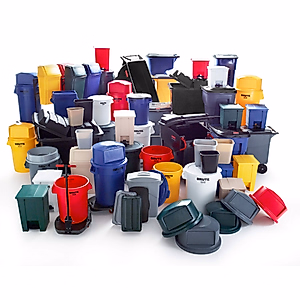 Rubbermaid Commercial Products BRUTE Trash Can Dome Lid, Gray, 32-Gallon, Compatible with the Rubbermaid Heavy Duty 32 Gallon Garbage Bins