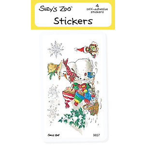 Suzy's Zoo Stickers 4-pack, Ollie Snowman" 10161