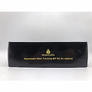 KEYESTUDIO DIY Solar Tracking Electronic Kit for Arduino,Smart Phone Charging Module,Temperature and Humidity Sensor,BH1750 Light Sensor etc.Educational Programming Kit for Teens Adults 15+