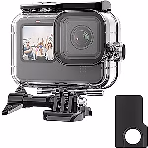 Kacebela Waterproof Case for GoPro Hero 11/10/9 Black, 60M Underwater Dive Protective Housing Shell with Bracket Accessories