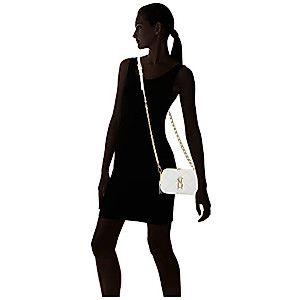 Steve Madden Daisy Quilted Crossbody, White