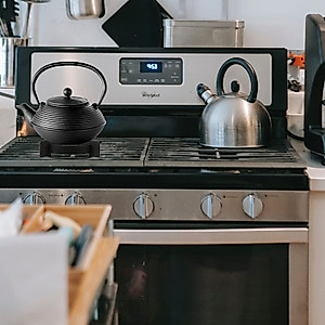 SOLUSTRE Metal Brackets Gas Stove Wok Holder Rack Cast Iron Wok Ring Milk Pot Non- Slip Wok Support for Home Kitchen Cookware Stove E1 Metal Stand