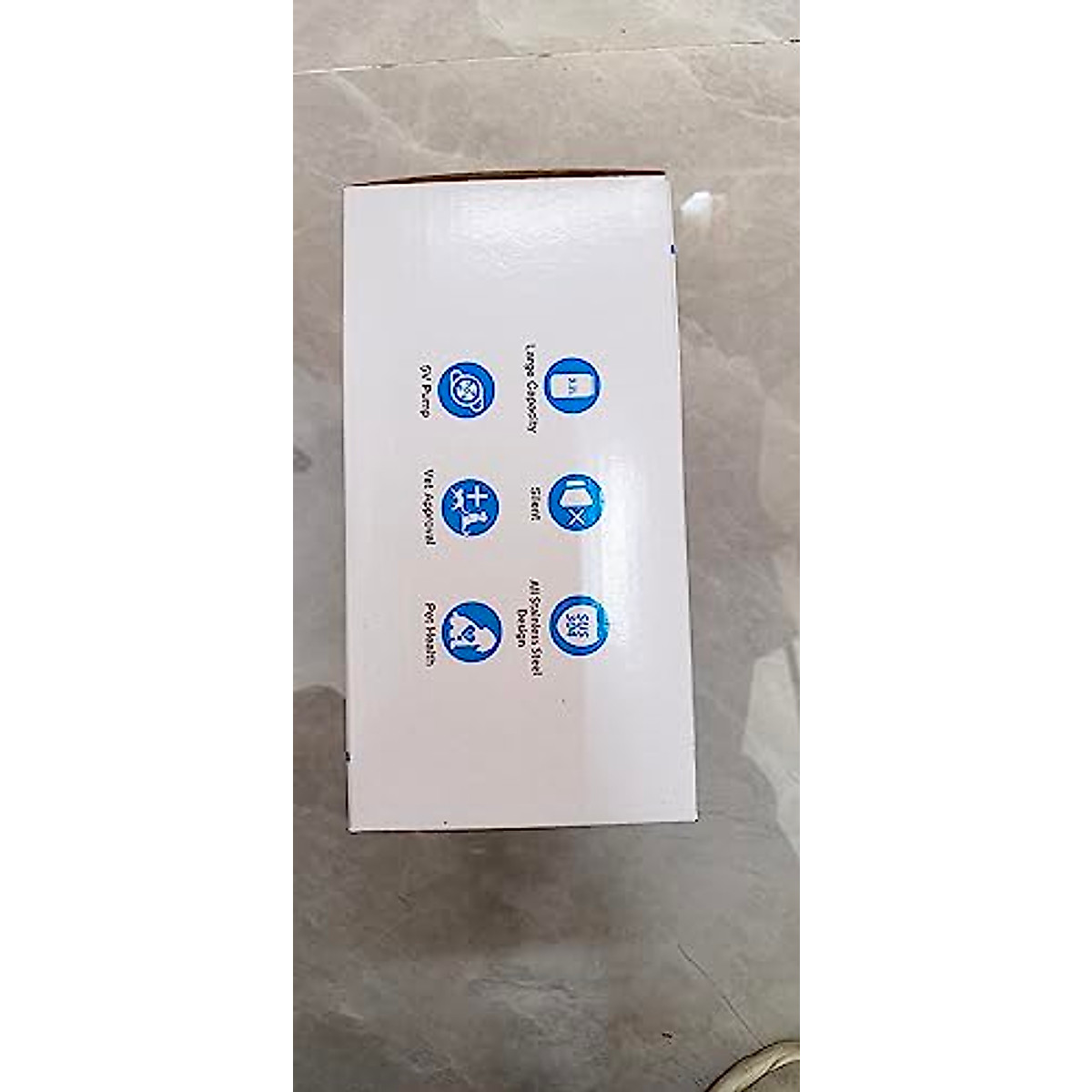 KOOGMOON Cat Water Fountain Stainless Steel, 108oz/3.2L Automatic Cat Fountain, Multi-Filtration, Easy to Clean, Ultra Silent Dog Water Dispenser for Cats, Dogs and Other Pets