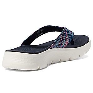 Skechers Women's GO Walk Flex Sandal-INVOKE Flip-Flop, Navy Multi, 11